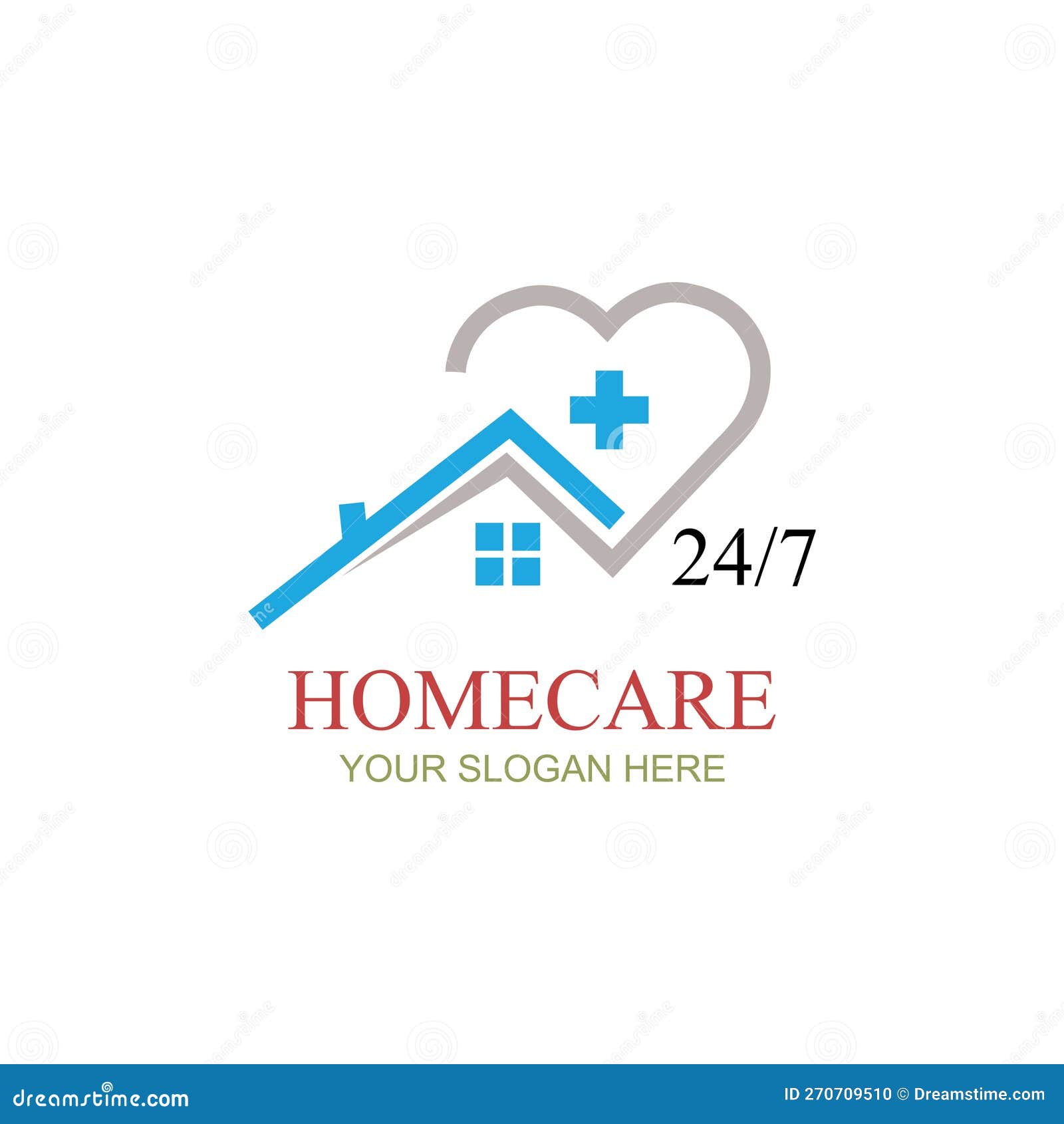 Home Care Logo Template, Medical Home Logo Stock Vector - Illustration ...