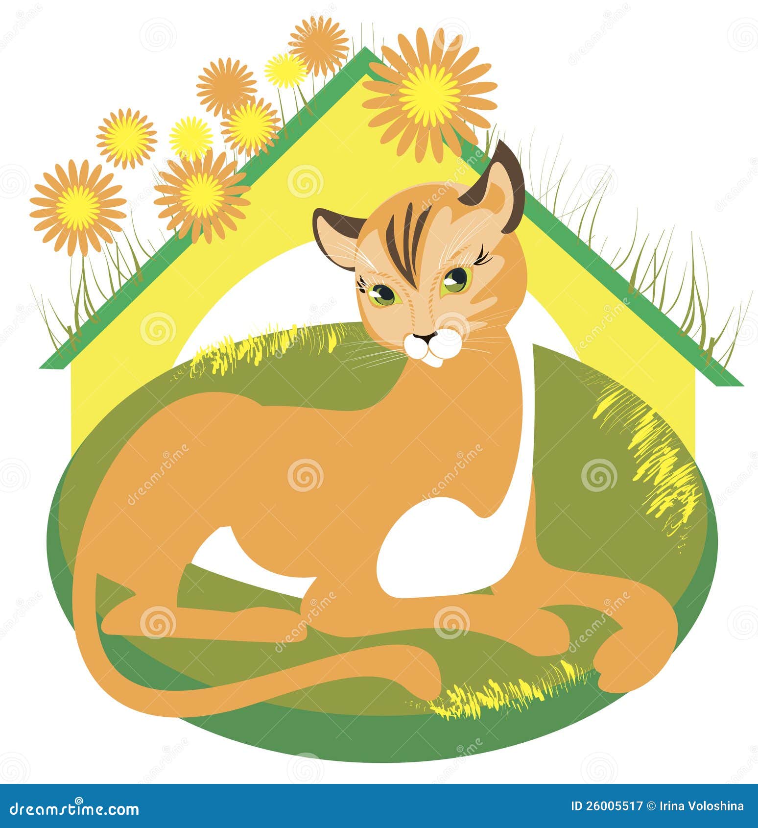Home for Cats stock illustration. Illustration of color - 26005517