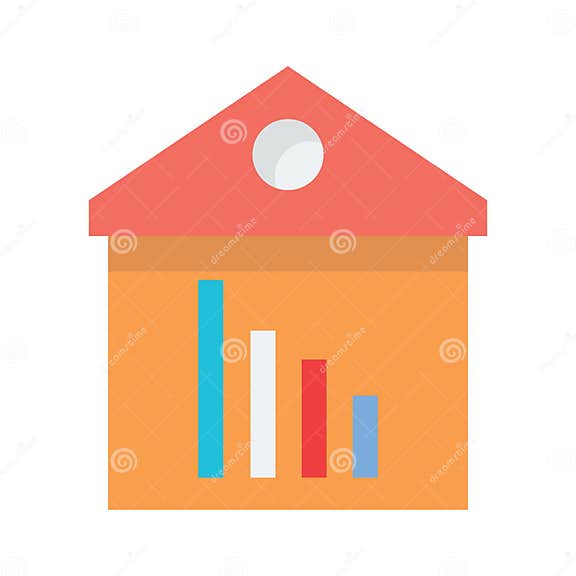 Home Chart Isolated Vector Icon Which Can Easily Modify or Edit Stock ...