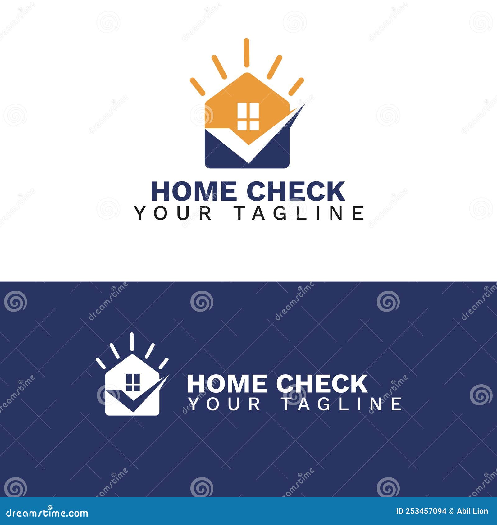 Home Check Logo Vector Illustration Stock Vector - Illustration of ...