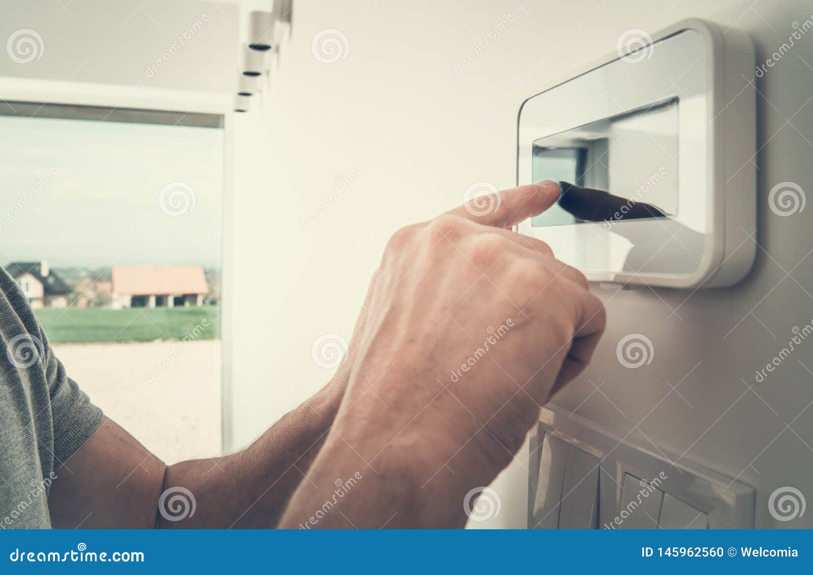 Home Climate Controlling stock photo. Image of control - 145962560