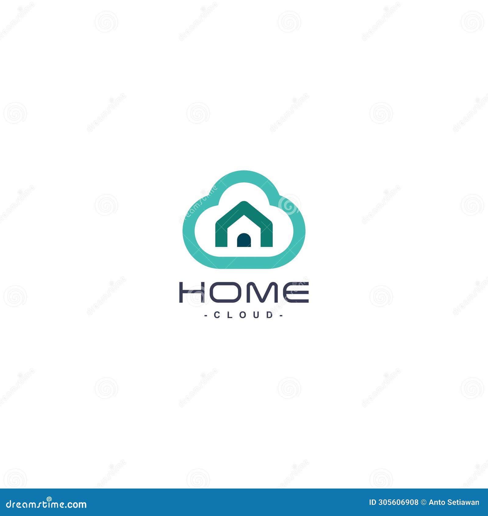 Home Cloud Logo Symbol. Cloud House Logo Stock Vector - Illustration of ...