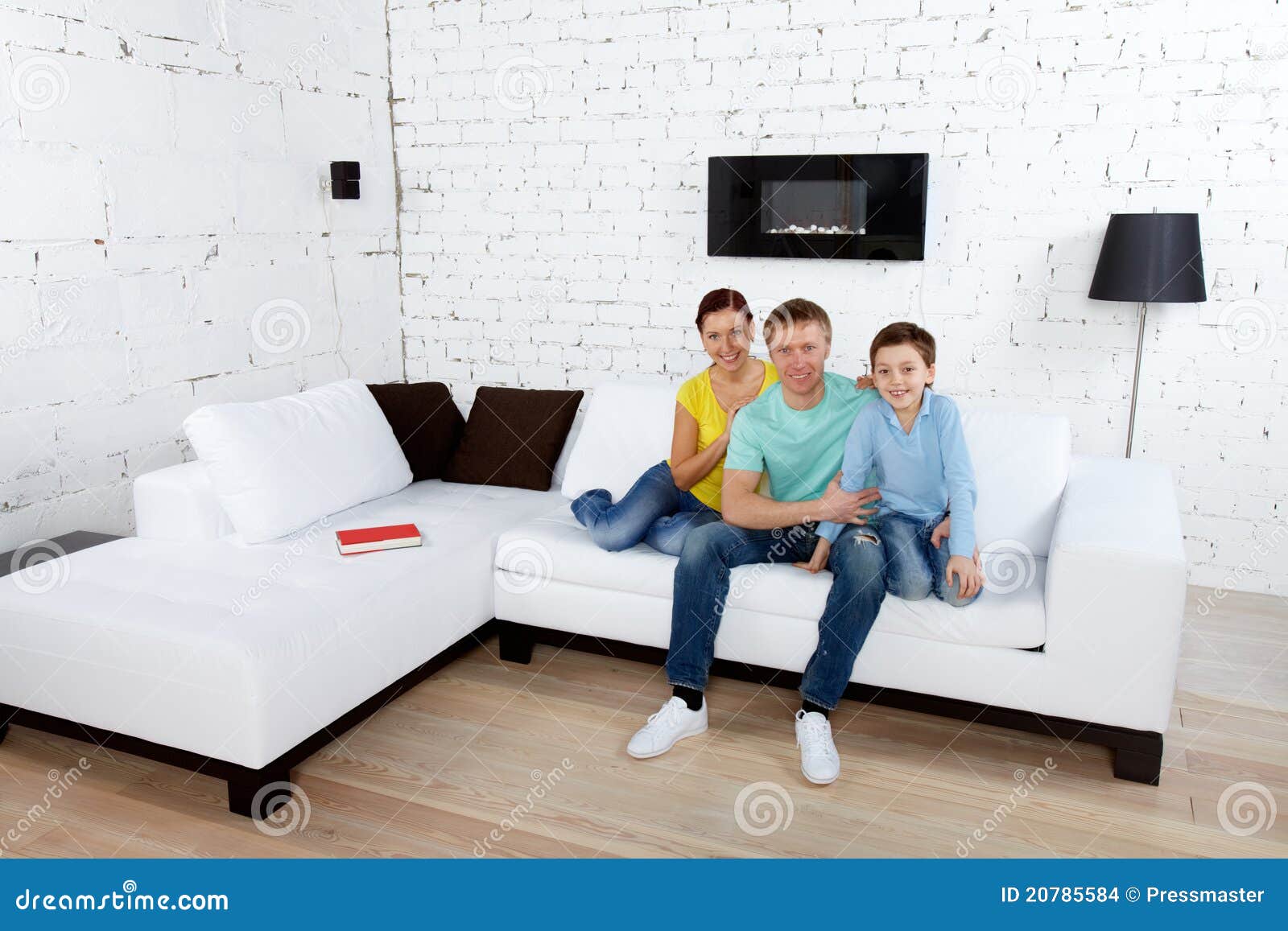Home comfort stock photo. Image of portrait, positive - 20785584