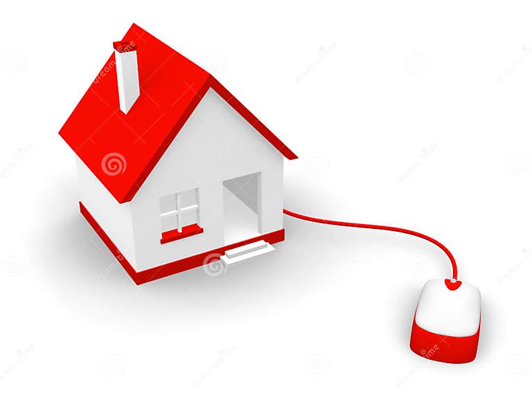 Home communication concept stock illustration. Illustration of abstract ...