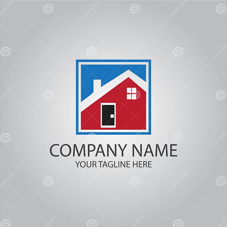 Home company logo stock vector. Illustration of brightly - 83744577