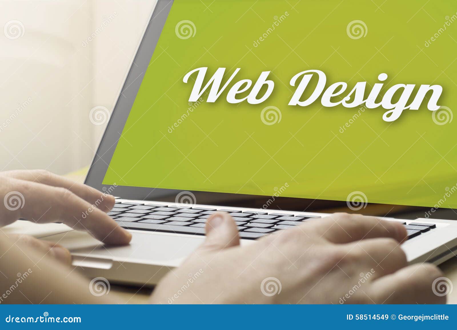 Home computing web design stock image. Image of internet - 58514549