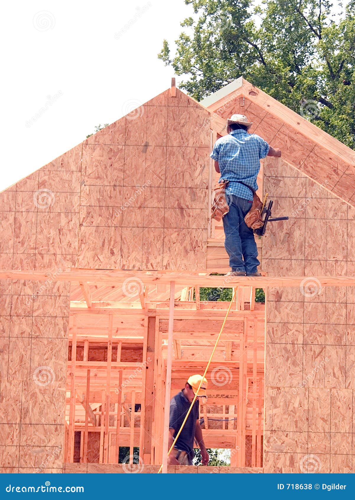 Home construction stock photo. Image of building, house - 718638
