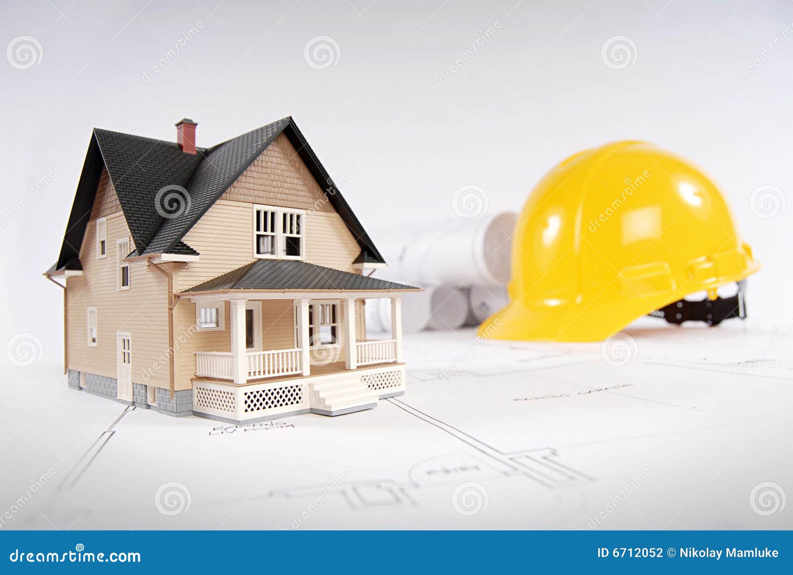 Home construction concept stock photo. Image of draftsman - 6712052