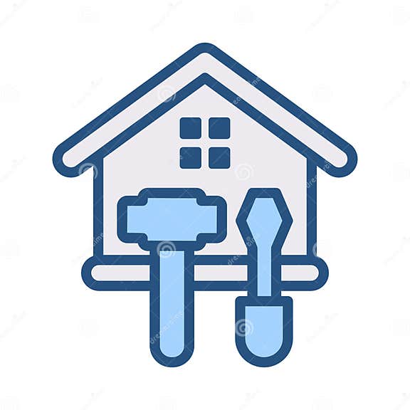 Home Construction Icon stock vector. Illustration of service - 292066908