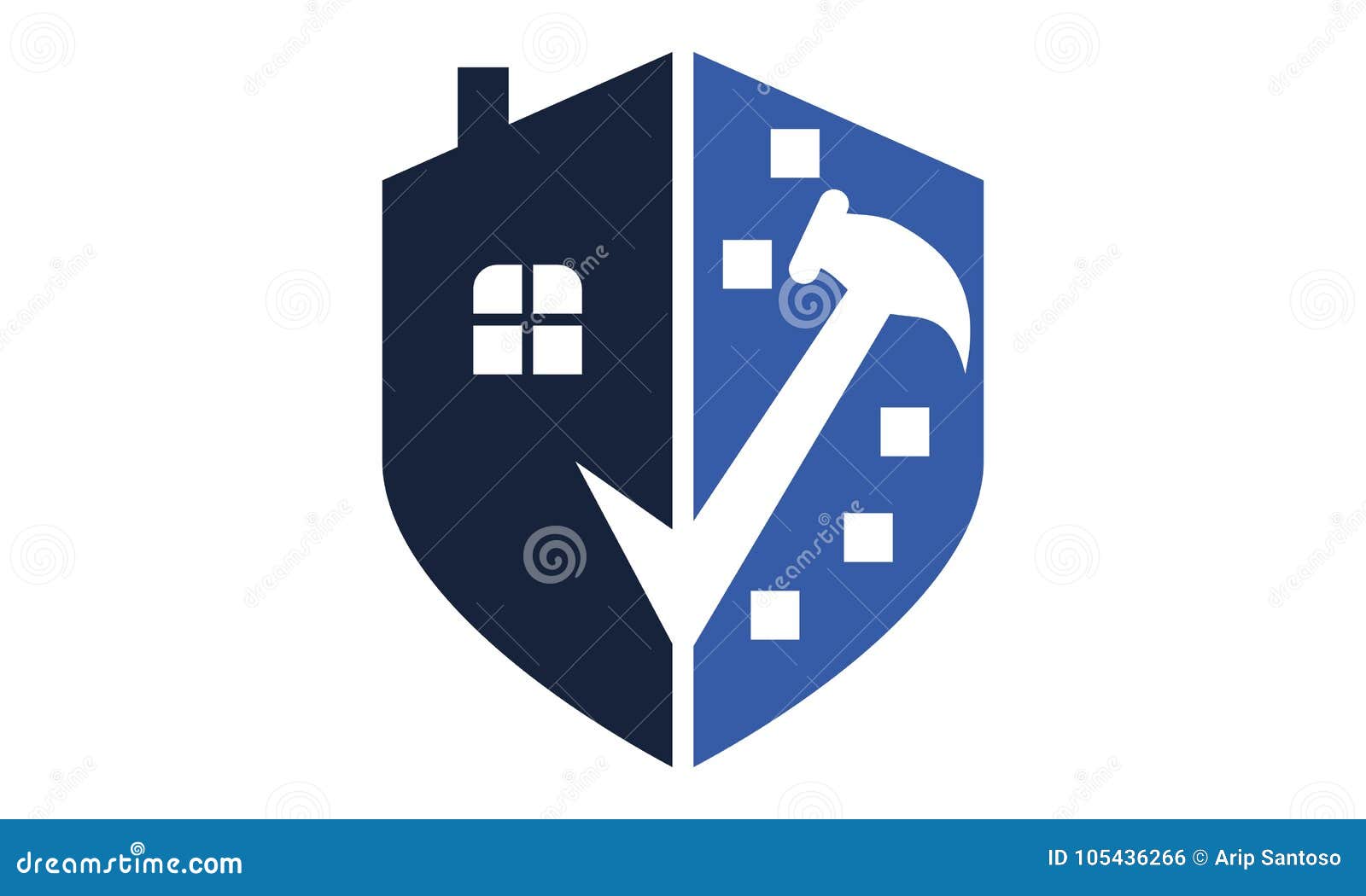 Home Construction Logo Design Template Stock Vector - Illustration of ...