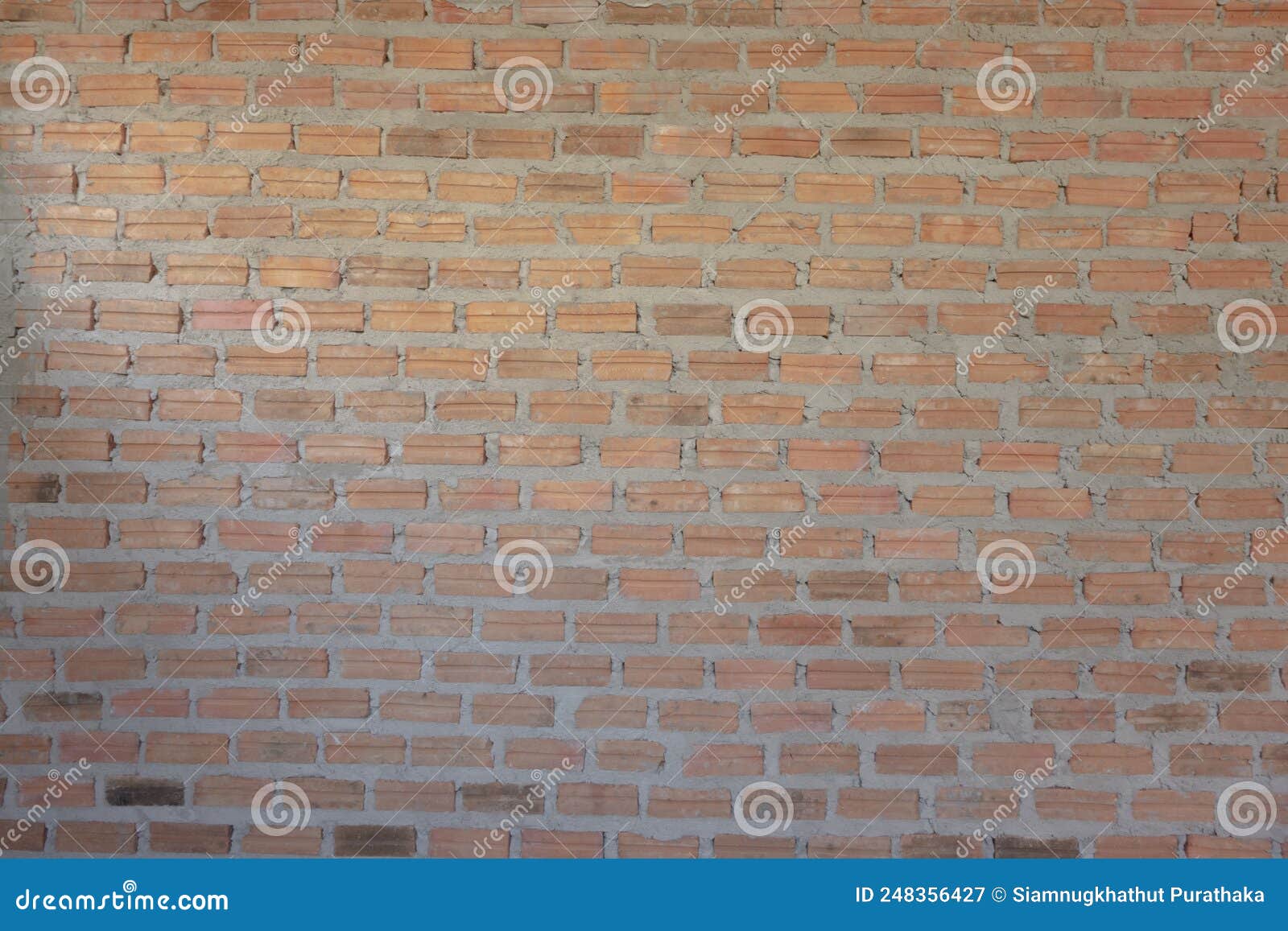 Home Construction Material Concept. Brick and Concrete Wall Background ...