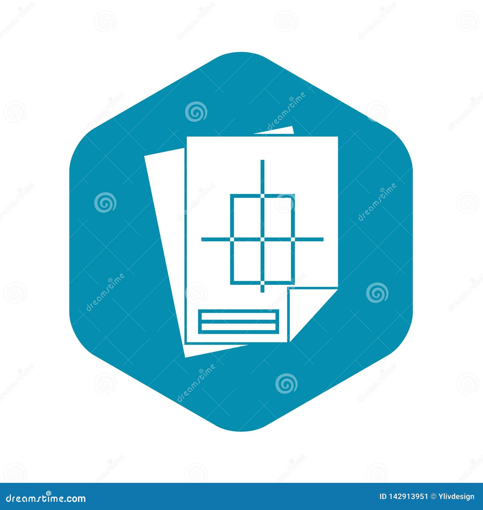 Home Construction Project Icon, Simple Style Stock Vector ...