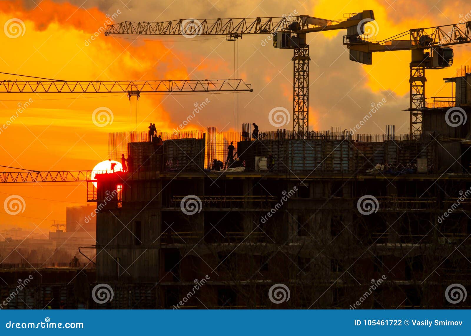 House building sunset stock photo. Image of city, tower - 105461722
