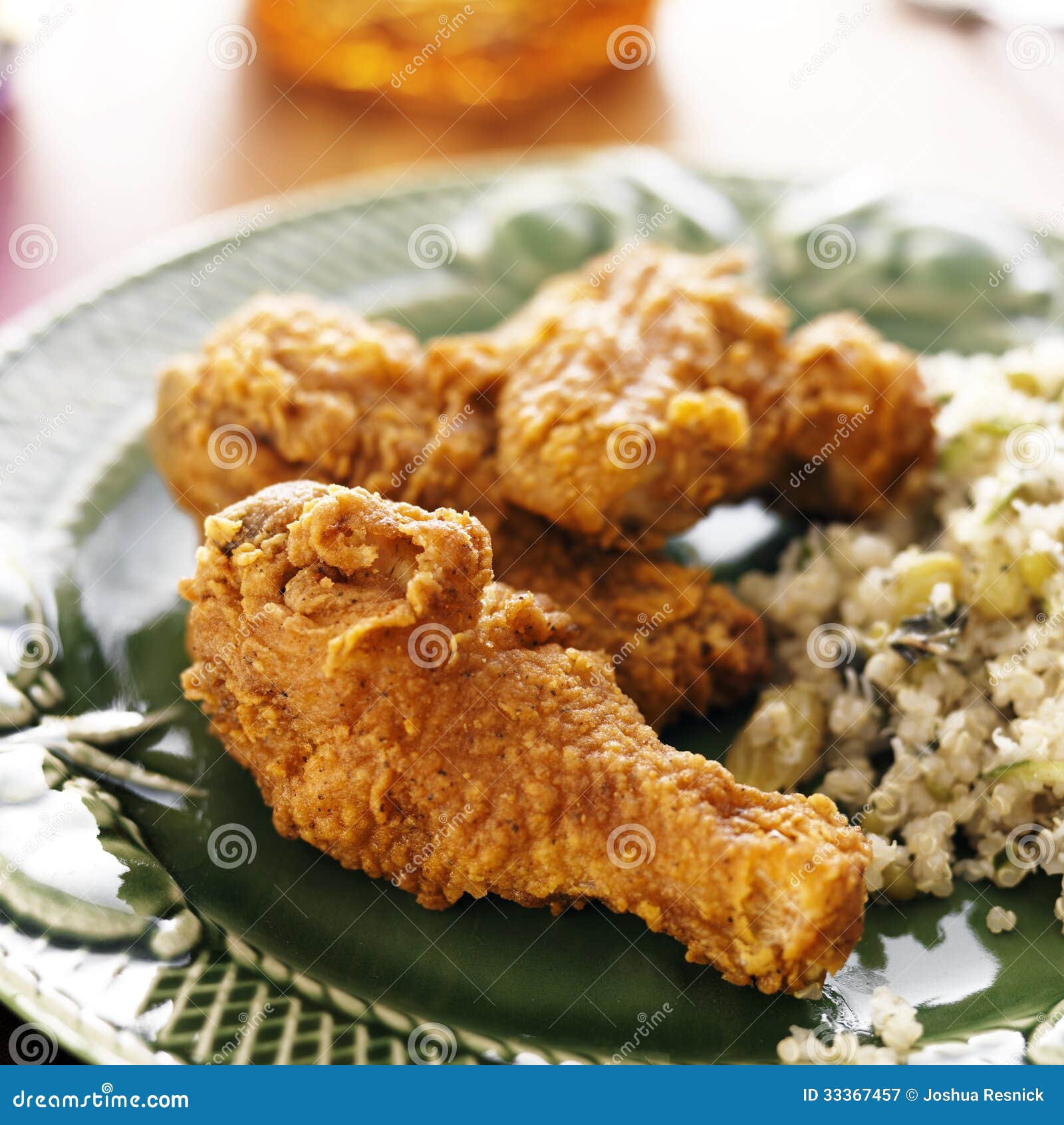 Home cooked fried chicken stock image. Image of cooked - 33367457
