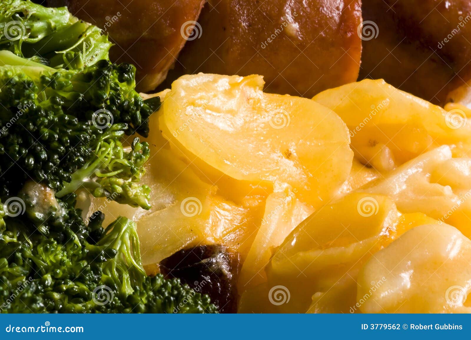 Home cooked meal stock photo. Image of sausage, green - 3779562