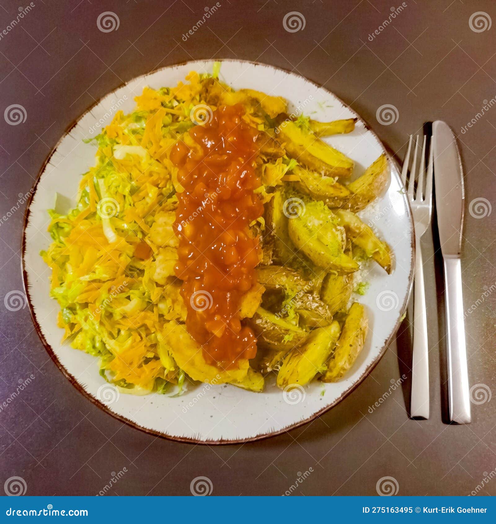 Home-cooked Simple, Quick and Delicious Dishes Stock Image - Image of ...