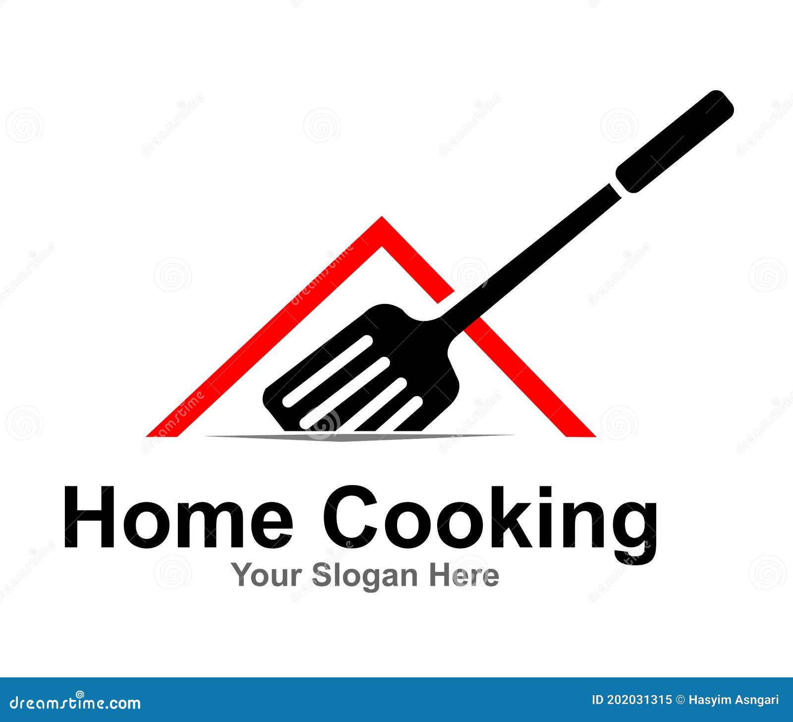 Home Cooking Logo Design Concept Stock Vector - Illustration of design ...