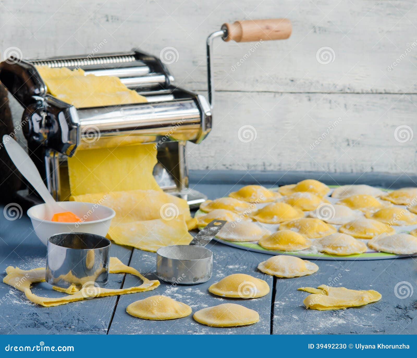 Home cooking ravioli stock photo. Image of italian, homemade - 39492230