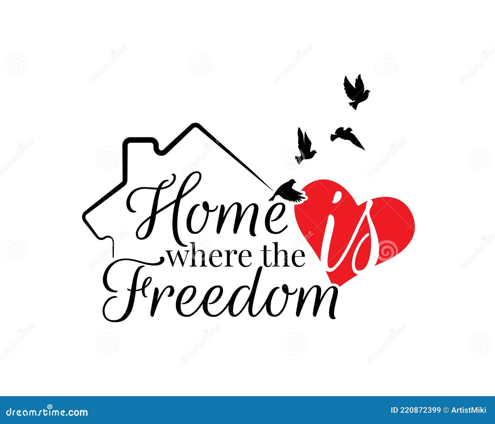 Home Is Where She Is, Home Is Where He Is, Vector. Couple Poster Design ...