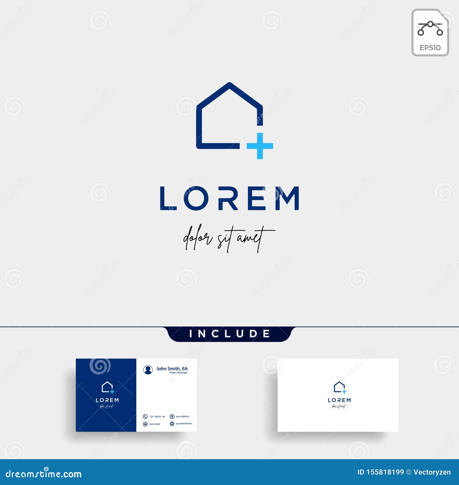 Home Cross Logo Design Vector Isolated Icon Stock Vector - Illustration ...