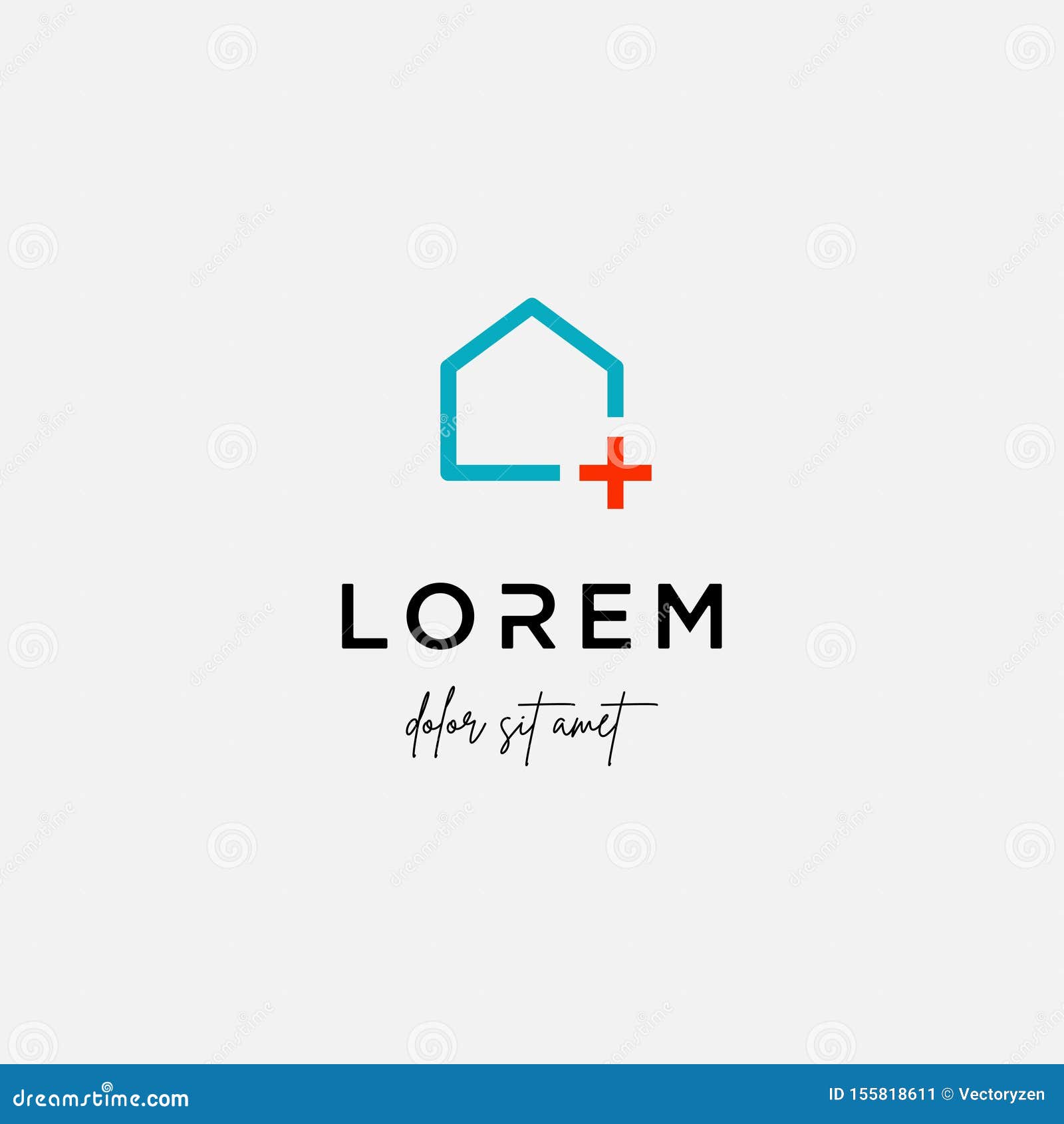 Home Cross Logo Design Vector Isolated Icon Stock Vector - Illustration ...