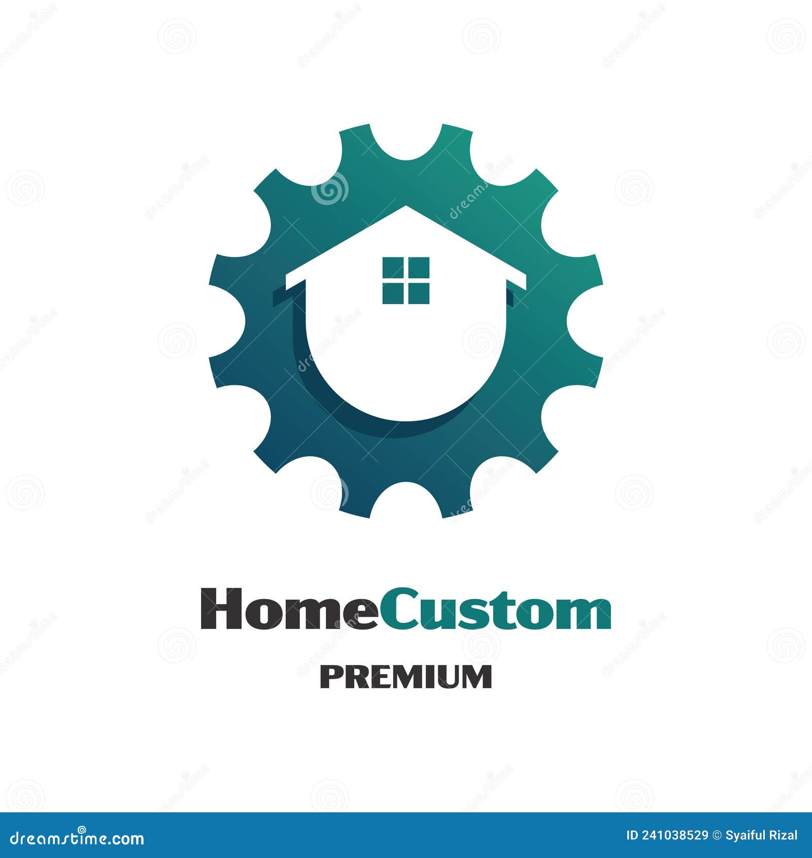 Home Custom Engineering Logo Design Stock Vector - Illustration of icon ...