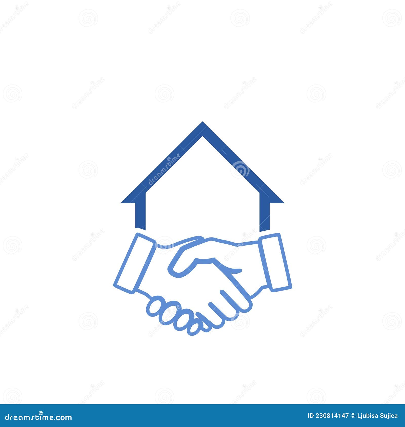 Home Deal,house Property Dealer. Vector Logo Icon Template ...