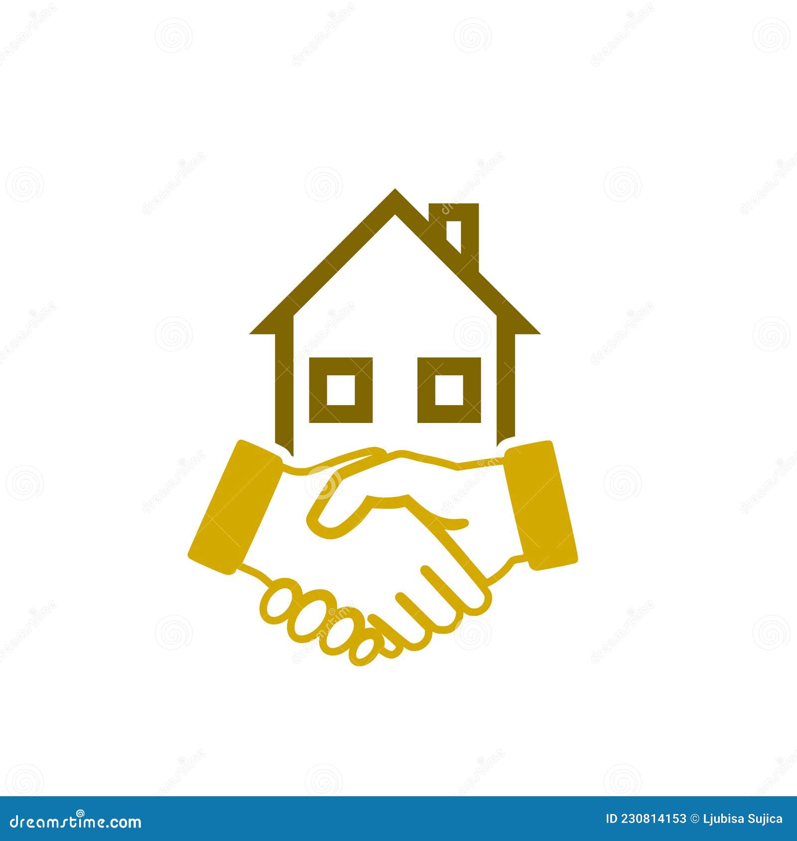 Home Deal,house Property Dealer. Vector Logo Icon Template ...