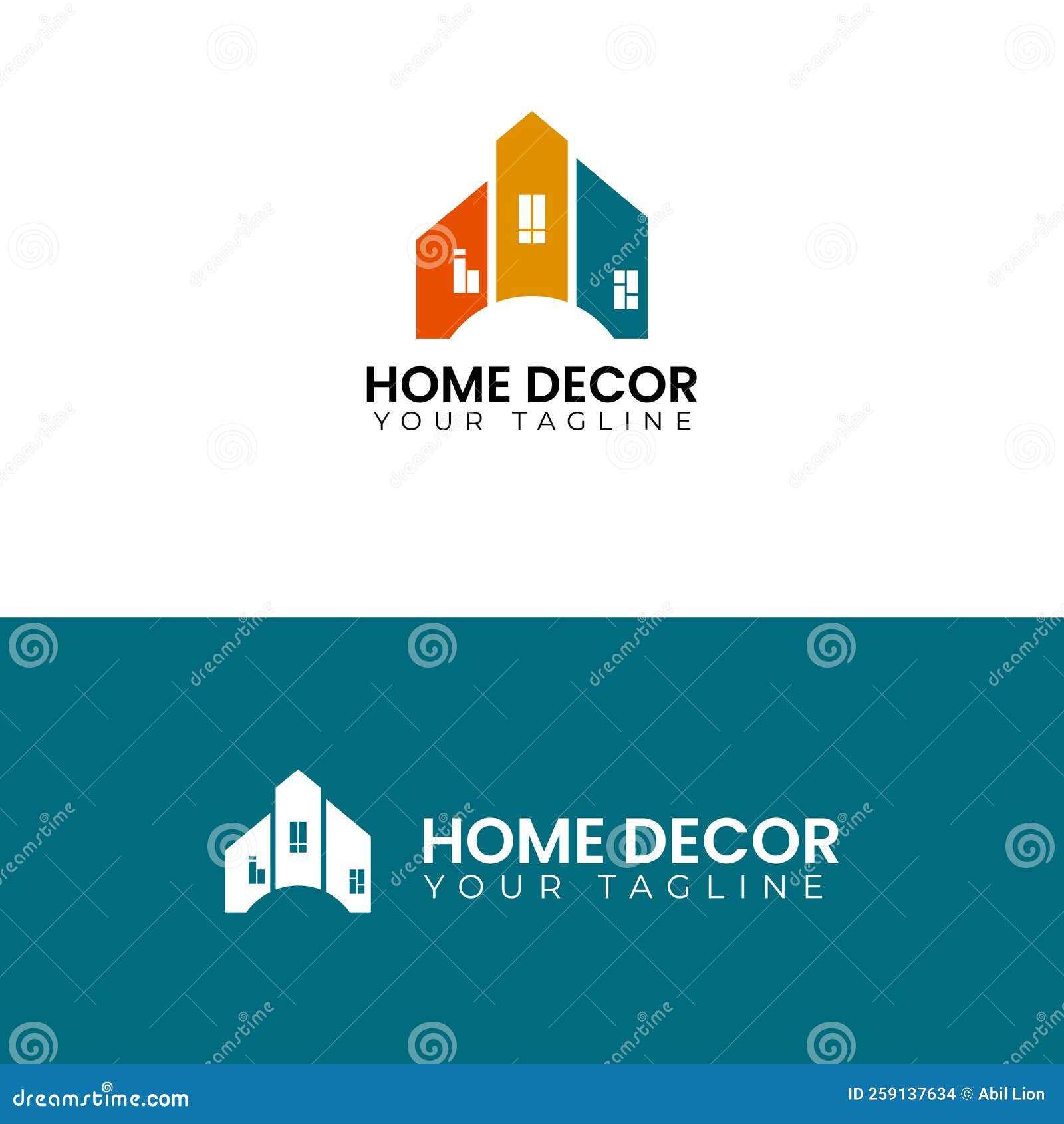 Home Decor Logo Vector Illustration Stock Illustration - Illustration ...