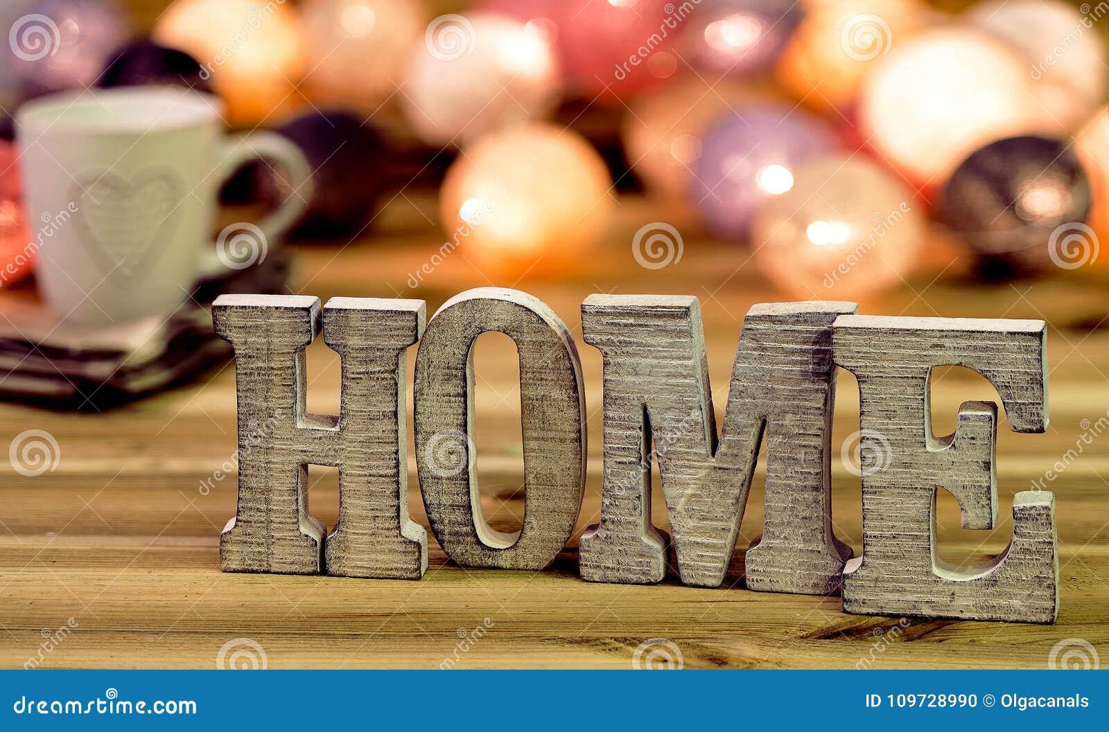 For Home Decorating Inside; Home Stock Photo - Image of napkin, letters ...