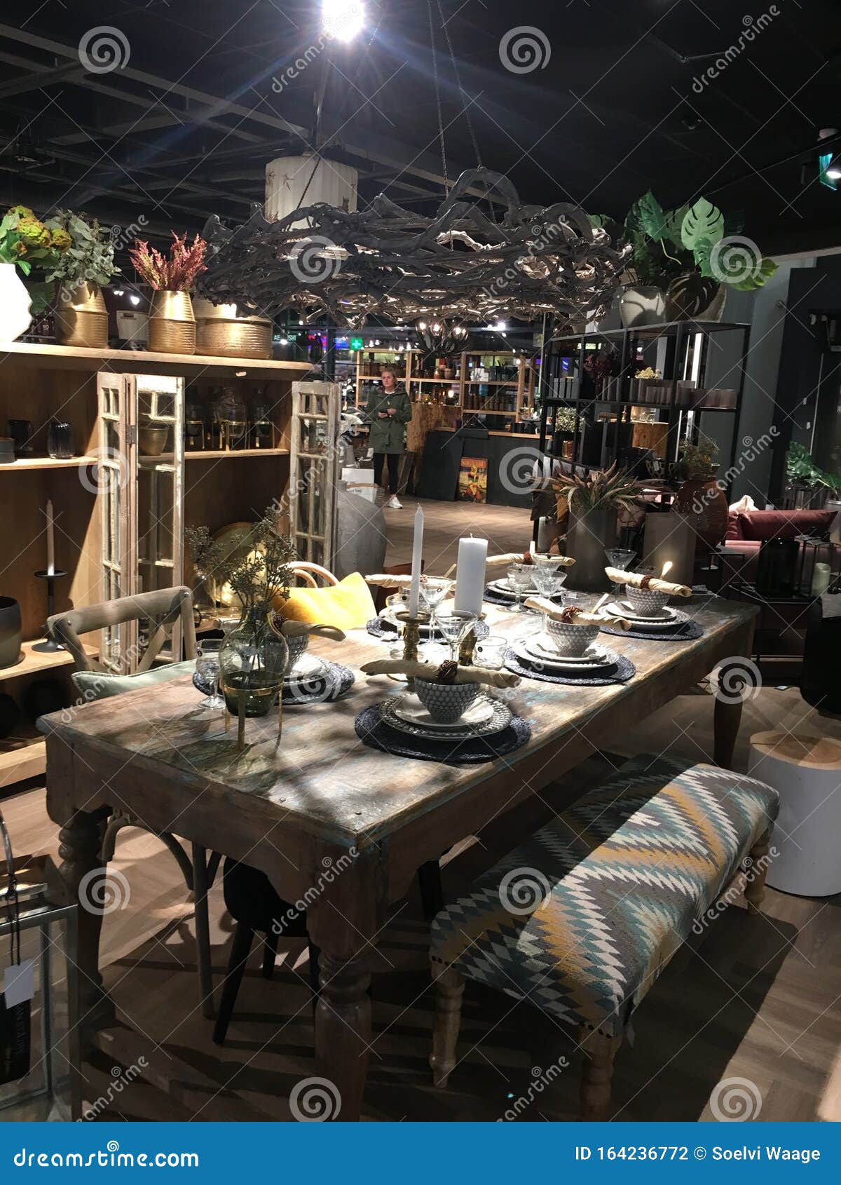 Home Decoration, Interior at the Table. Editorial Photography - Image ...