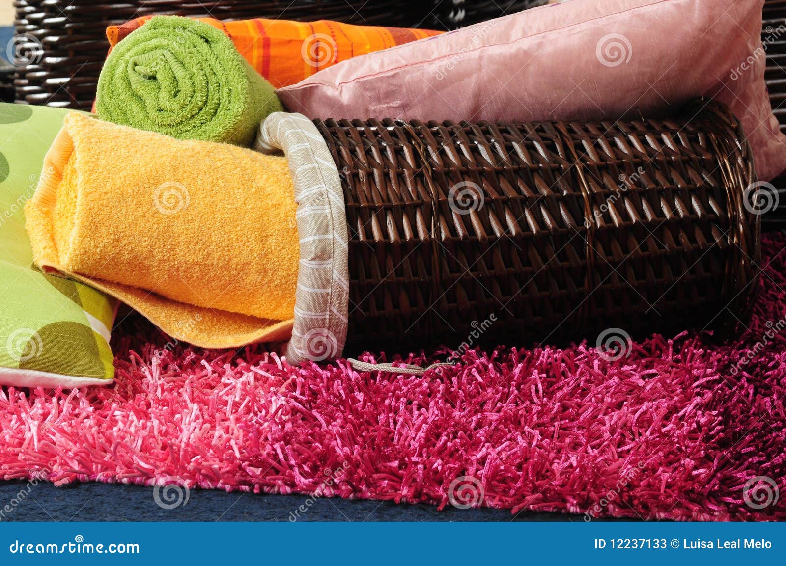 Home decoration objects stock image. Image of basket - 12237133