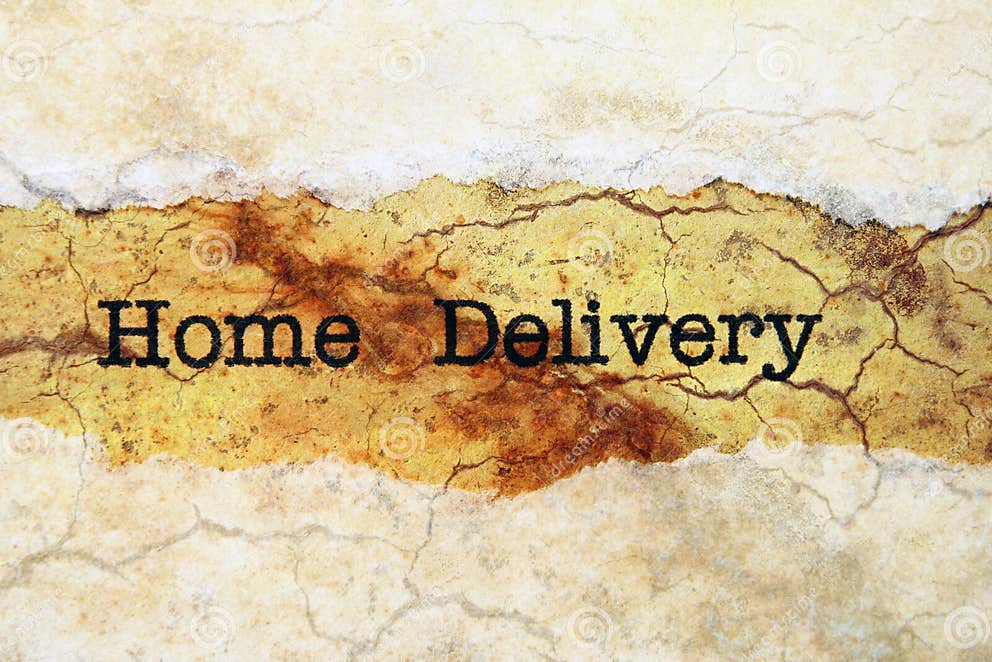Home delivery stock photo. Image of away, service, parcel - 182516806
