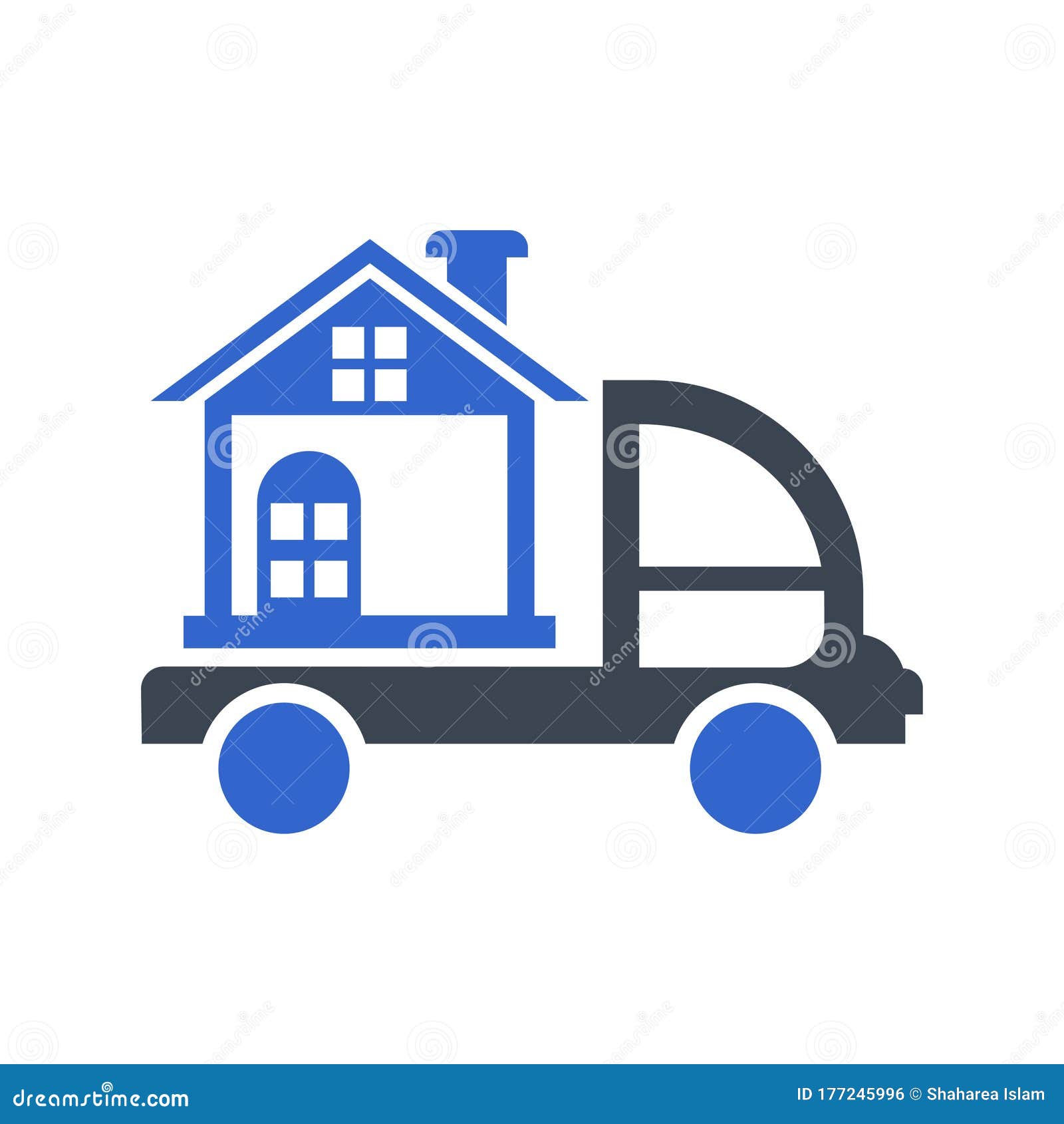 Home Delivery Icon stock vector. Illustration of home - 177245996