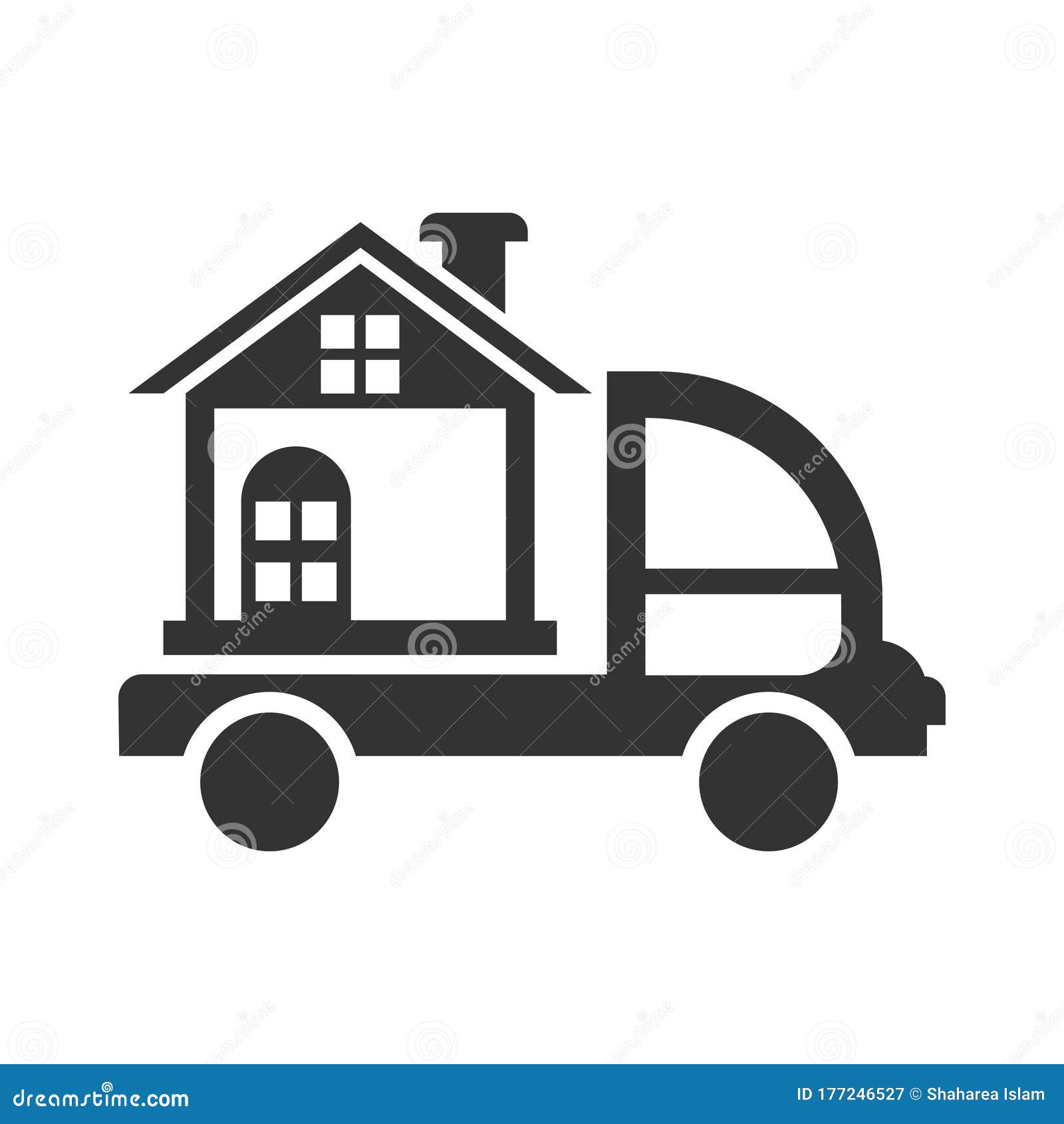 Home Delivery Icon stock vector. Illustration of package - 177246527