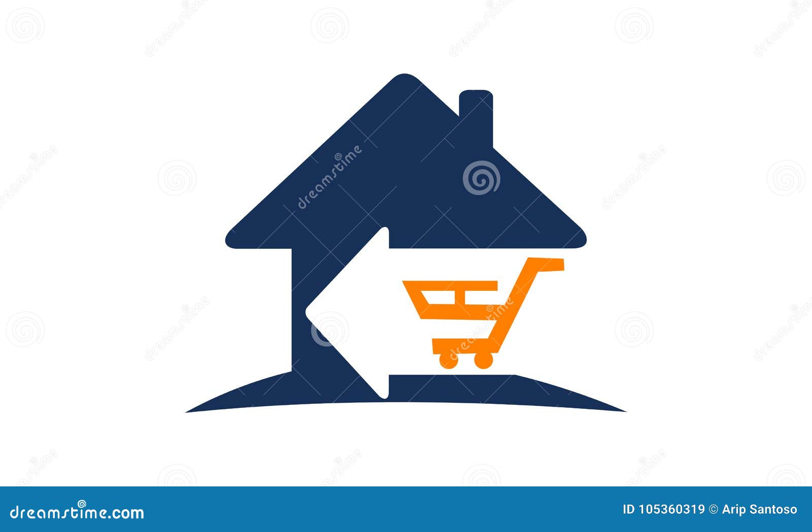 Home Delivery Logo Design Template Stock Vector - Illustration of ...