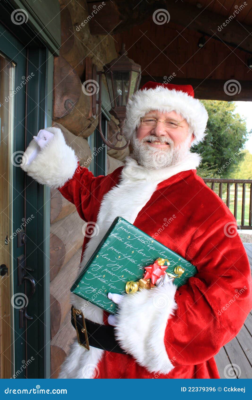 Home Delivery Santa stock photo. Image of hill, field - 22379396