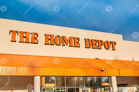 The Home Depot editorial stock photo. Image of home, corporation - 33647453
