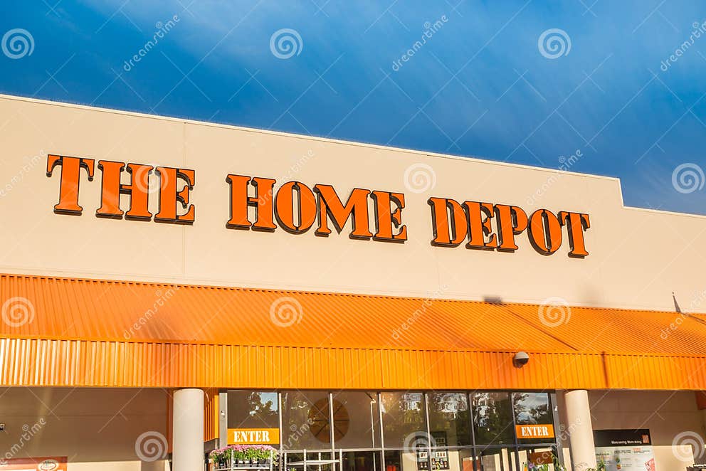 The Home Depot editorial stock photo. Image of home, corporation - 33647453