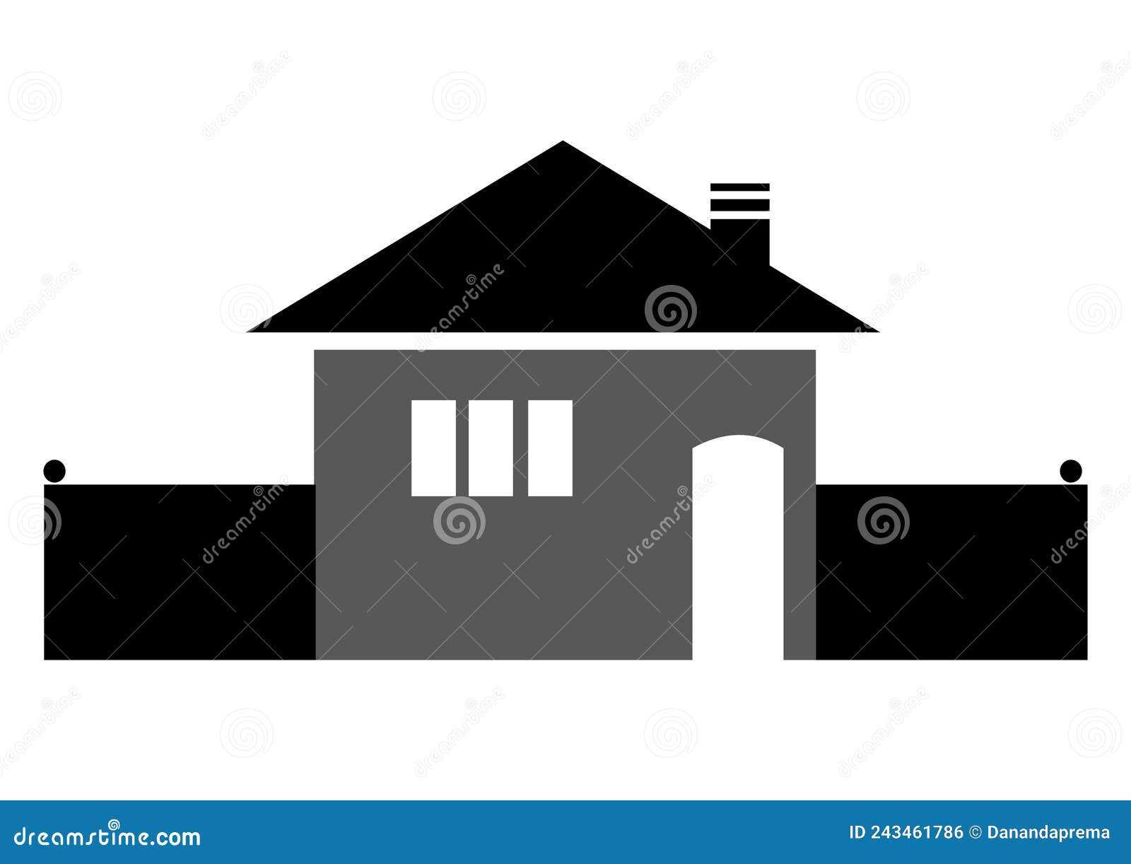 Home Design Element in Vector Format Stock Vector - Illustration of ...