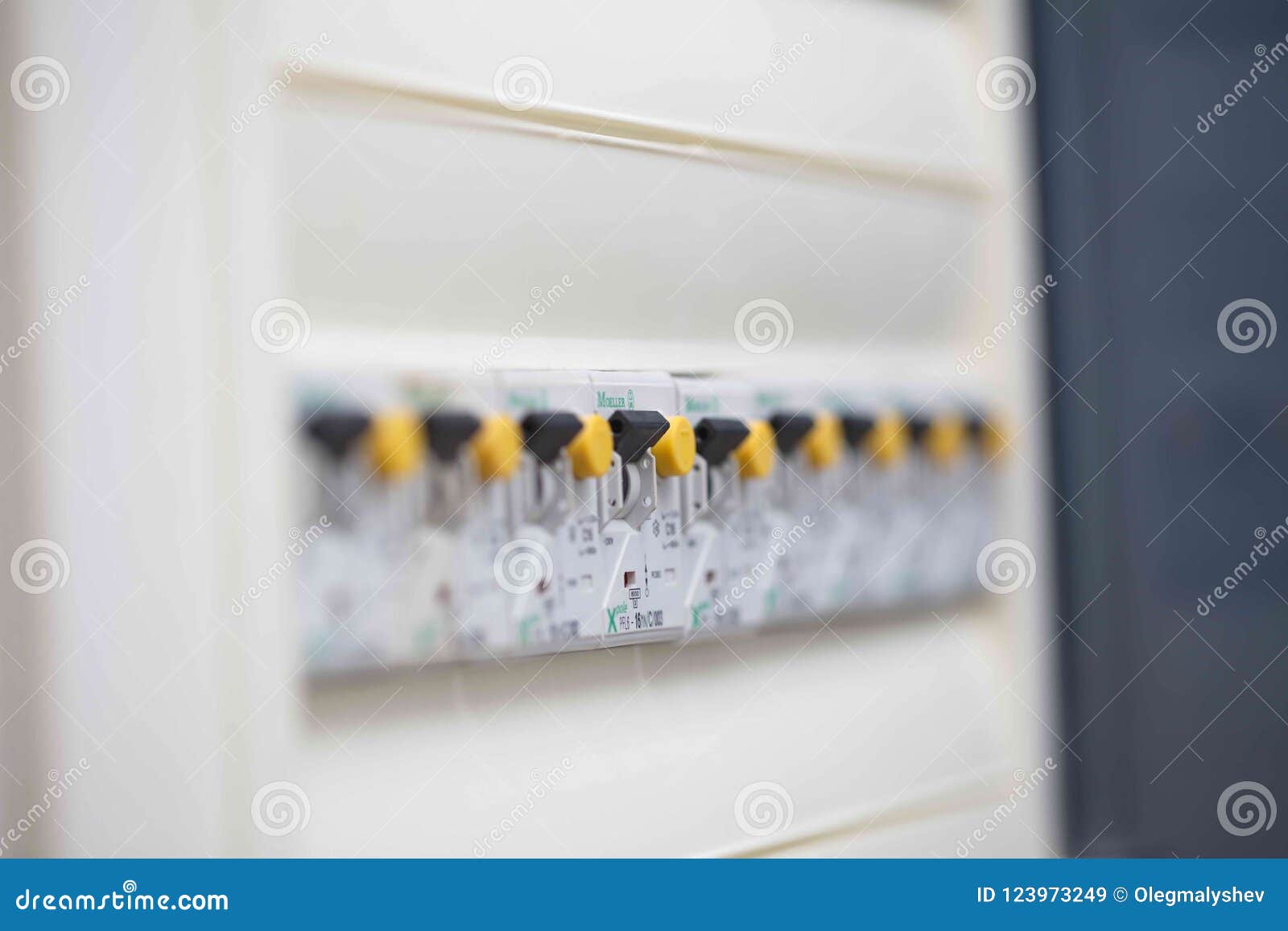 Electrical Switches Panel Home Design Stock Image - Image of power ...