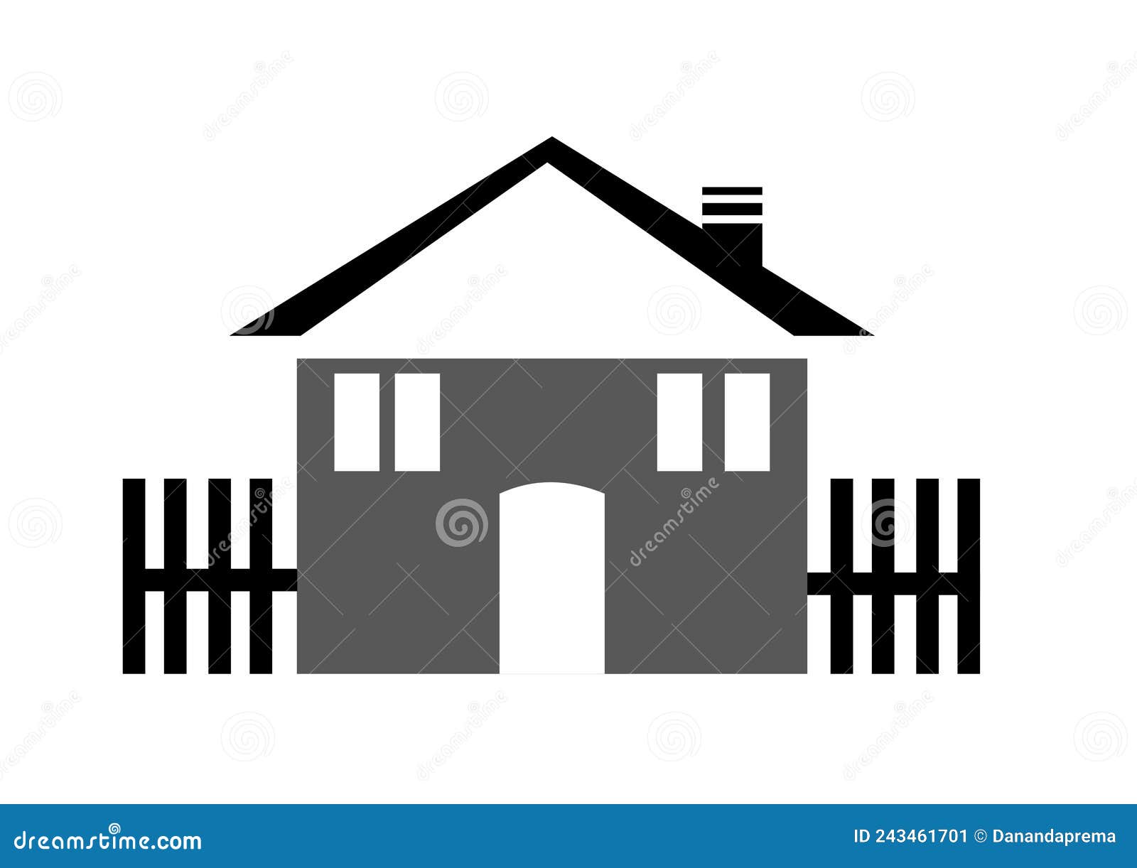 Home Design Element in Vector Format Stock Vector - Illustration of ...