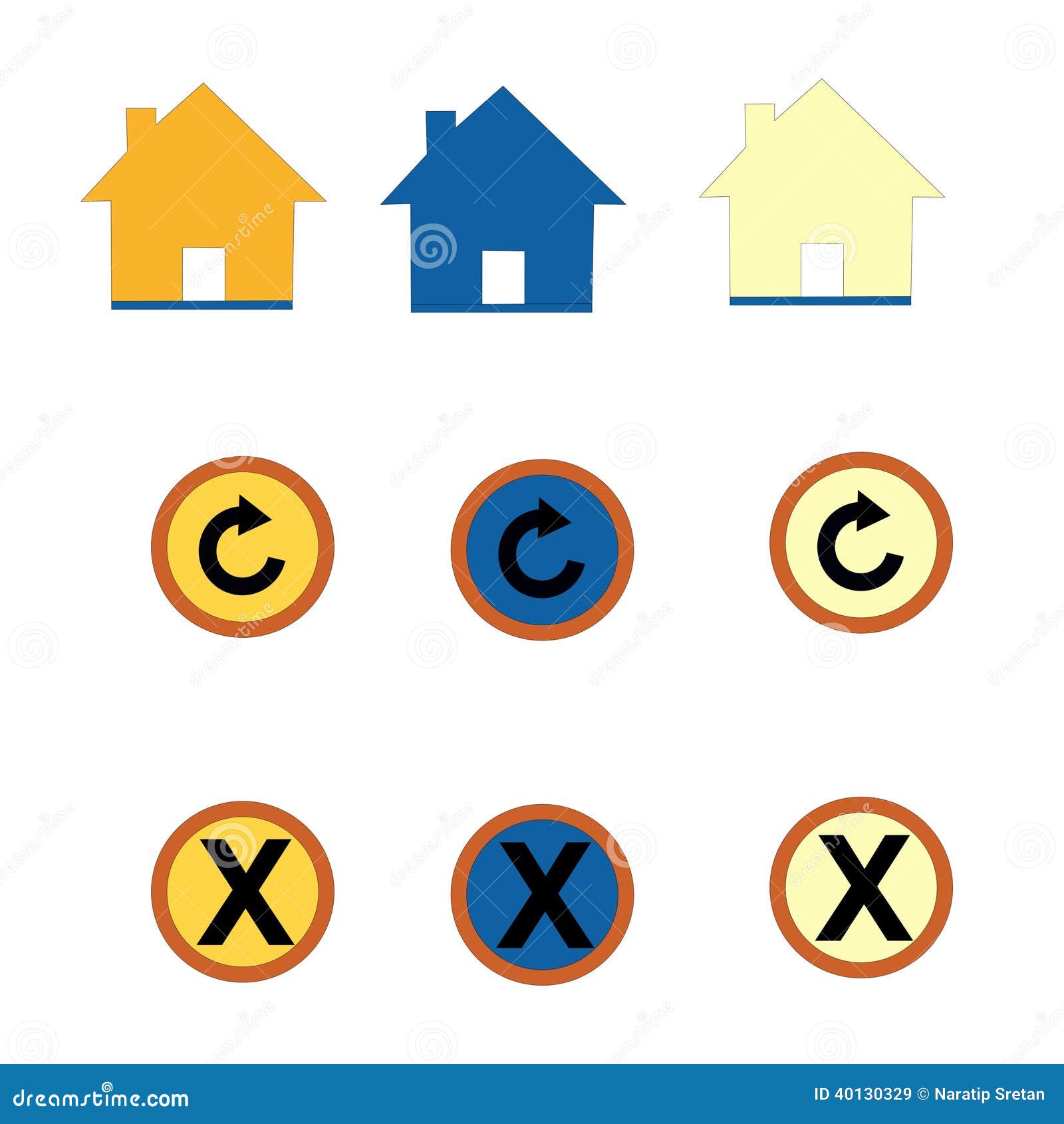 Home design icons stock illustration. Illustration of icon - 40130329