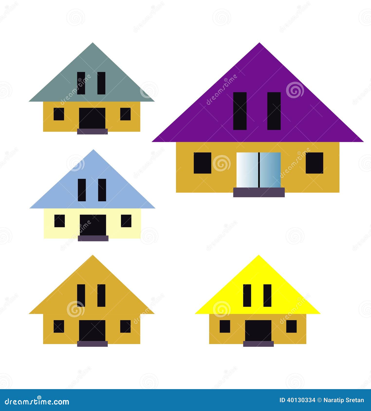 Home design icons stock illustration. Illustration of estate - 40130334