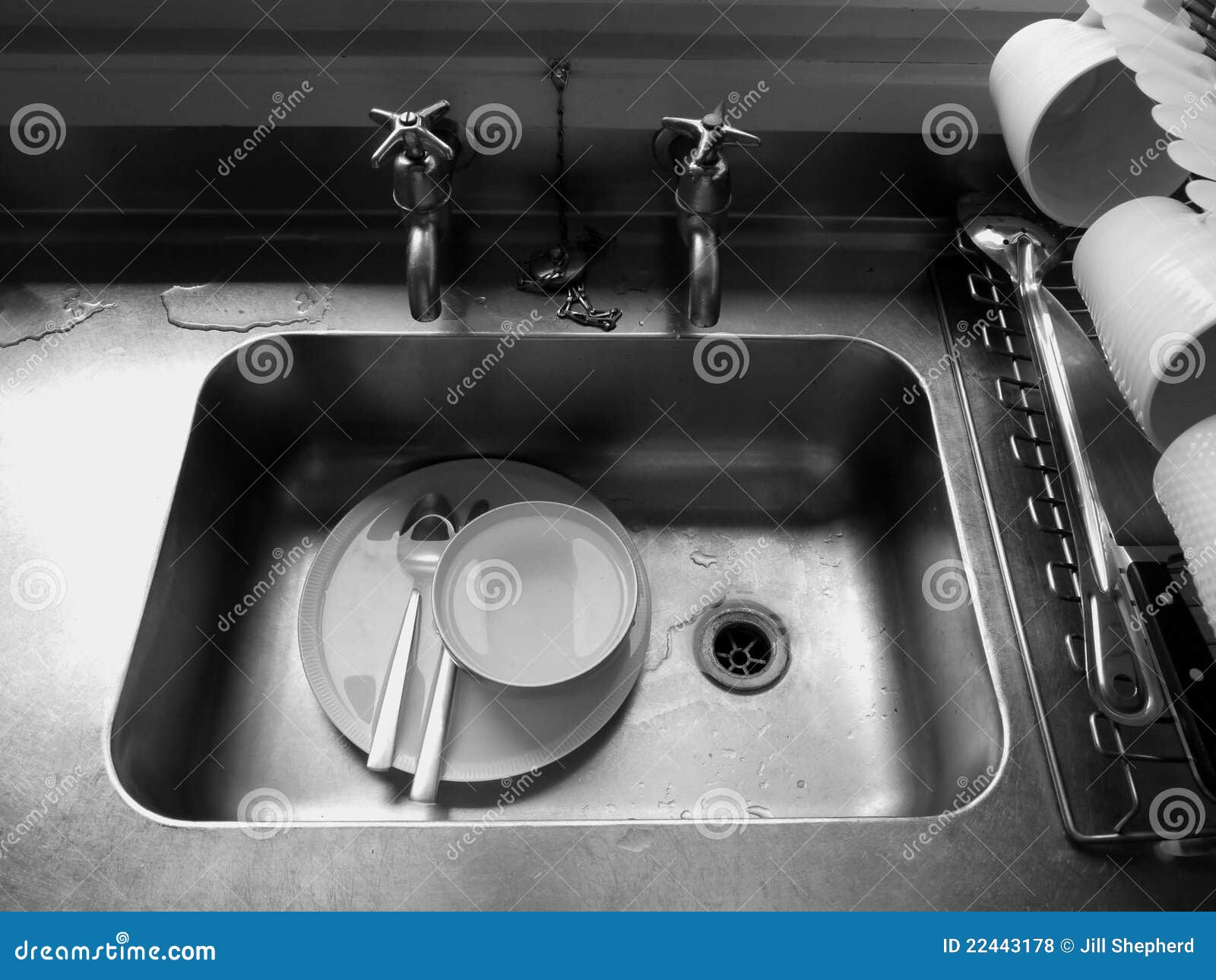 Home: dirty dishes in sink stock photo. Image of white - 22443178