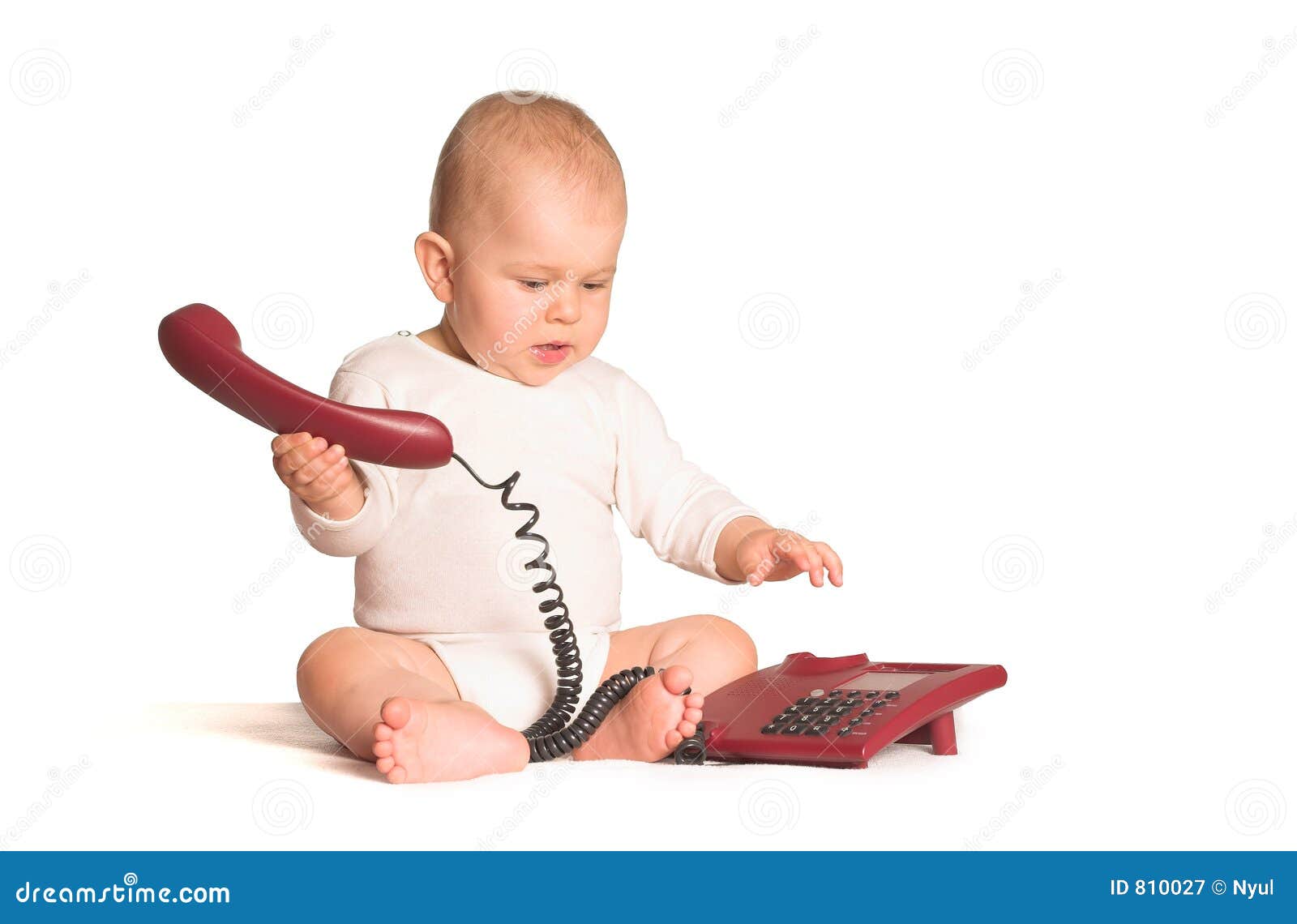 HOME do telefone do bebê imagem de stock. Imagem de pouco - 810027