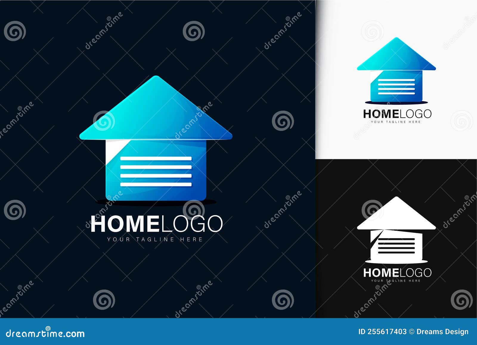 Home document logo design stock vector. Illustration of symbol - 255617403