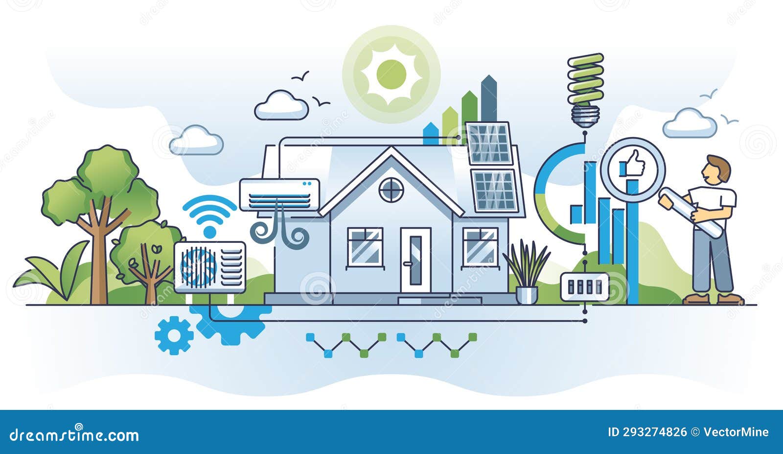 Resource Consumption Vector Concept Metaphors | CartoonDealer.com ...