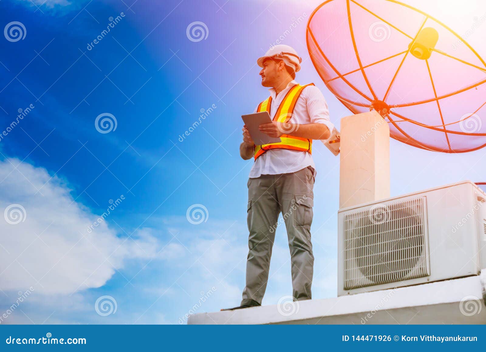 Home Engineer Handyman Proud Concept Stock Photo - Image of install ...