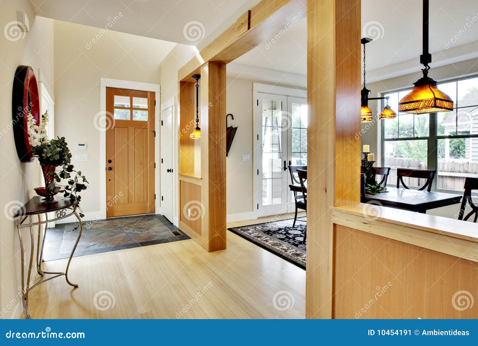 Home Entrance Hallway stock image. Image of foyer, residential - 10454191